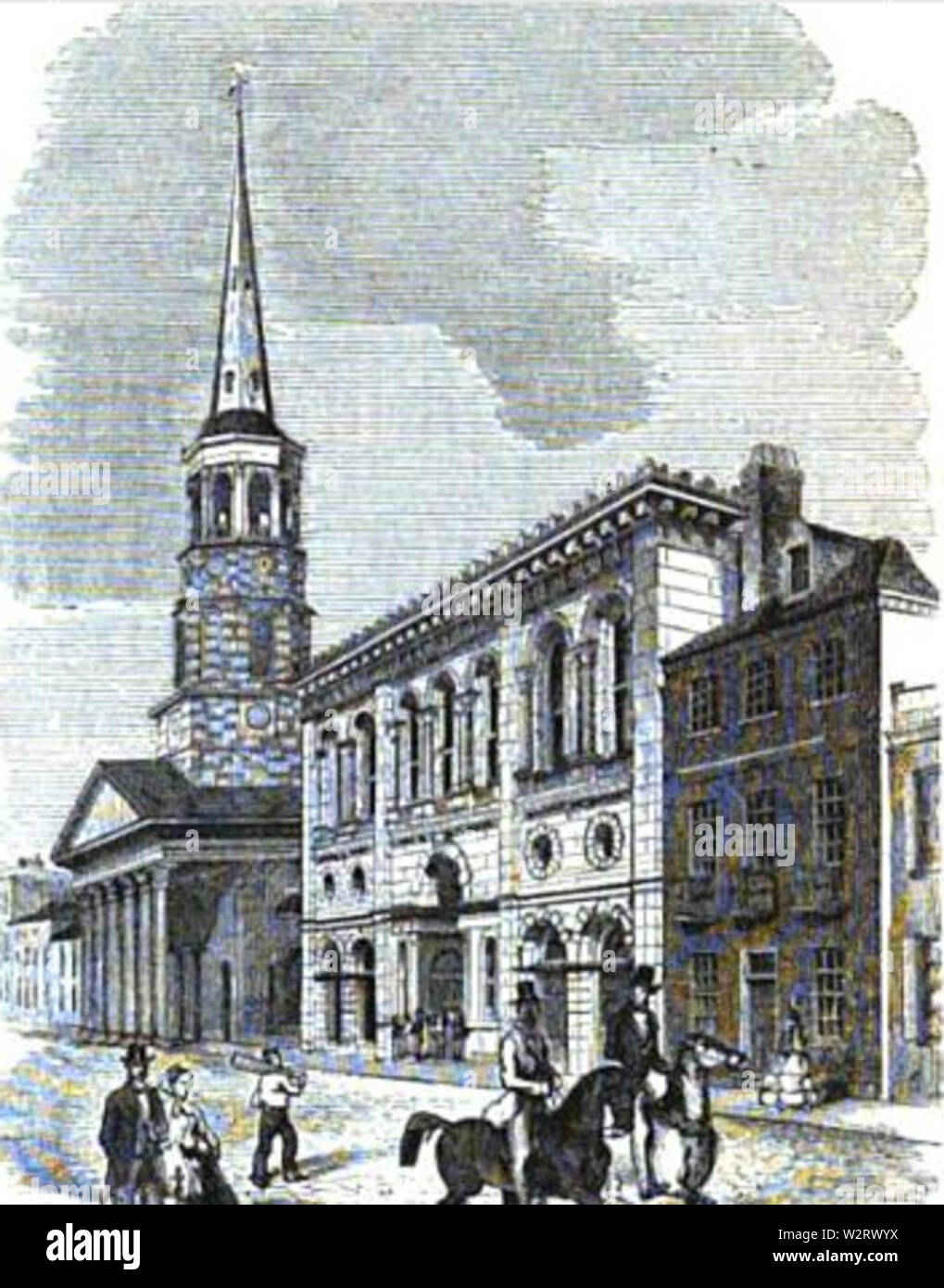 Circular Church - 1857 Stock Photo - Alamy