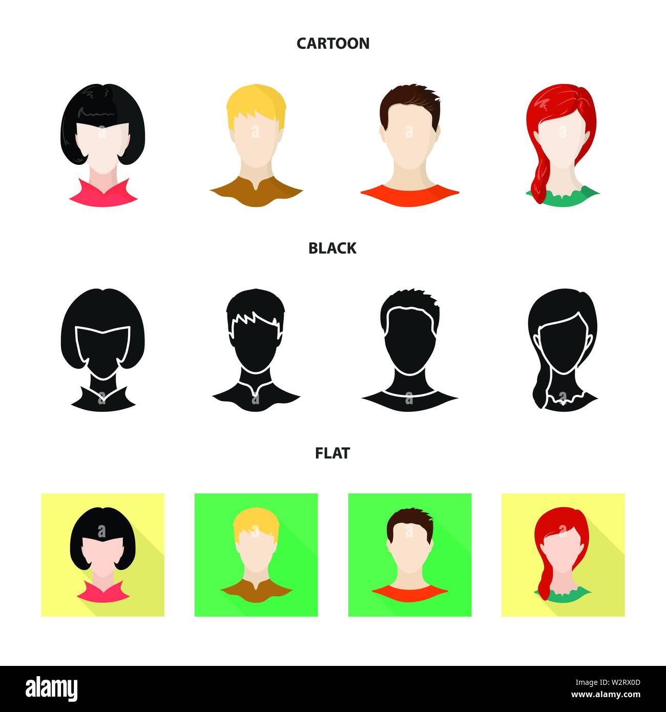 Vector illustration of professional and photo logo. Set of professional ...