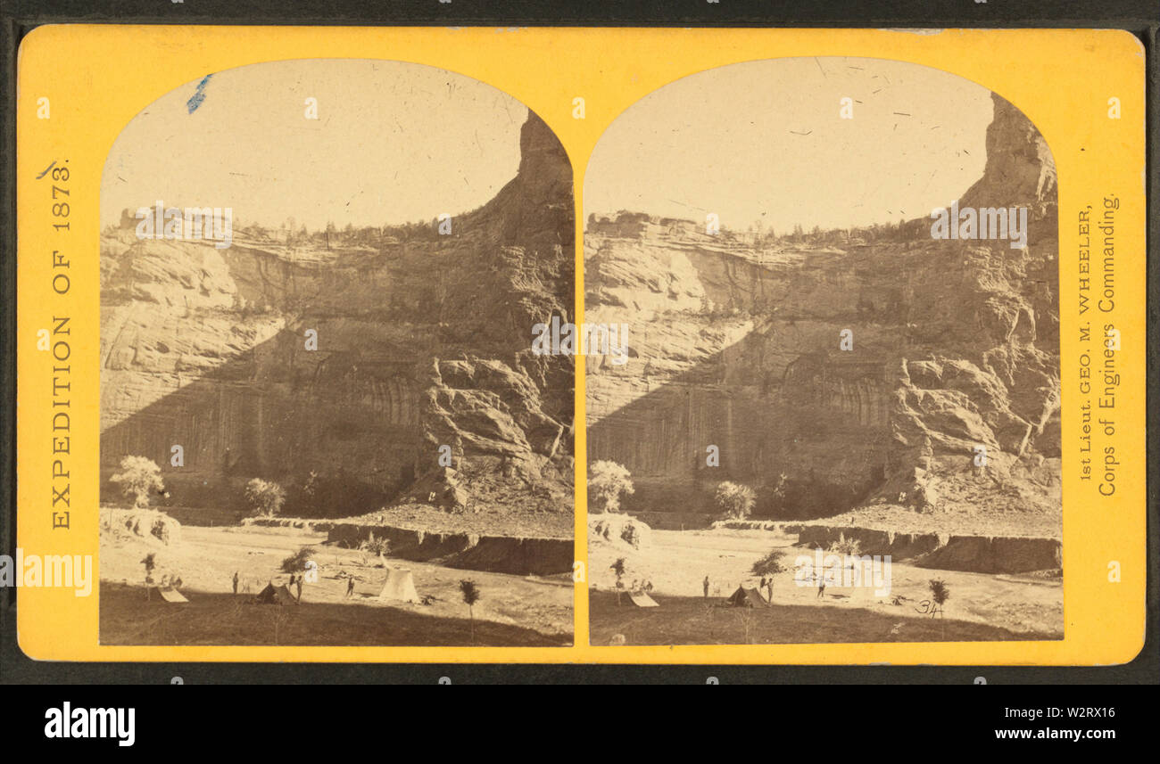 Circle Wall, Cañon de Chelle, by O'Sullivan, Timothy H, 1840-1882 Stock ...