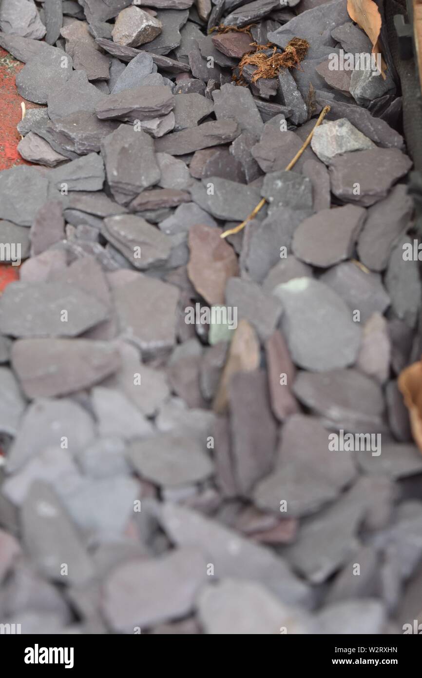slate shingle pebbles Stock Photo - Alamy