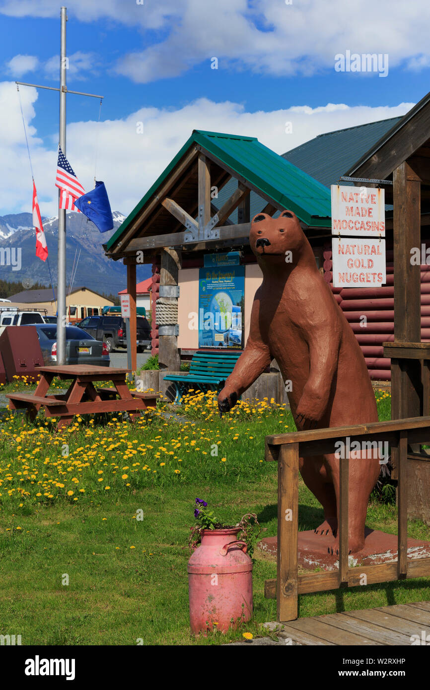 Visitor Center, Haines, Lynn Canal, Alaska, USA Stock Photo - Alamy