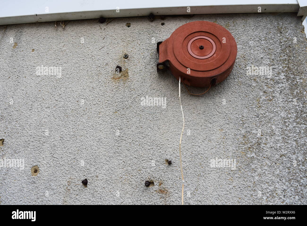 old washing line Stock Photo - Alamy