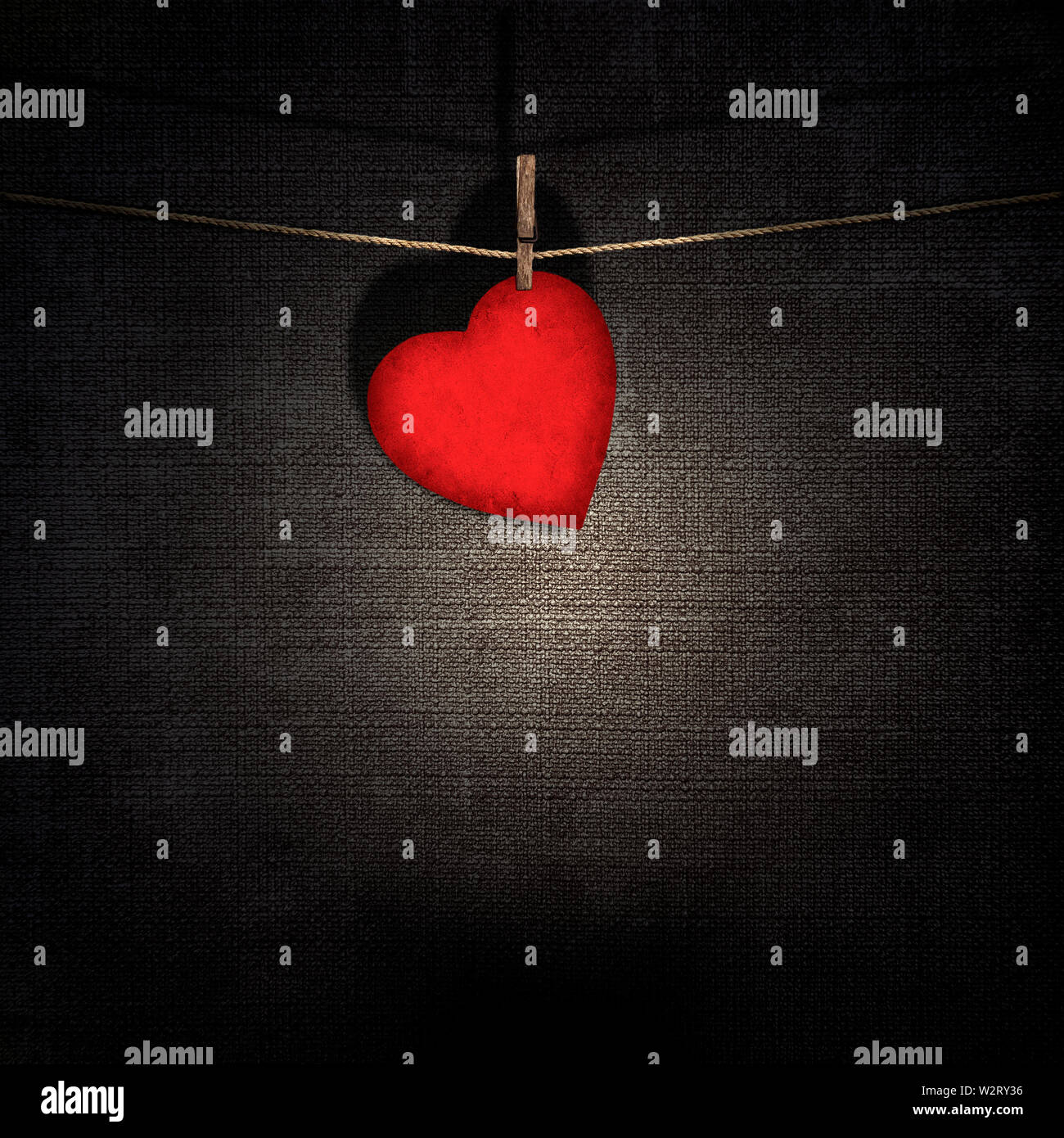 Red embossed wallpaper hi-res stock photography and images - Alamy