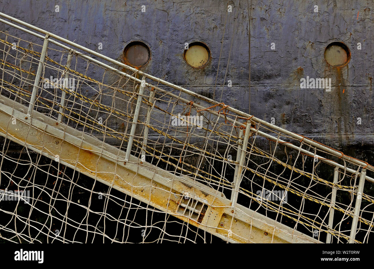 surabaya, jawa timur/indonesia - november 11, 2009: the black hull of ...