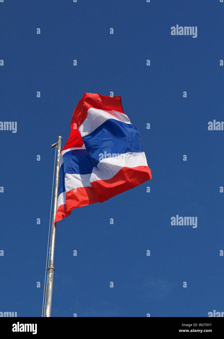 chiang rai, thailand - november 03, 2009: thai flag Stock Photo - Alamy