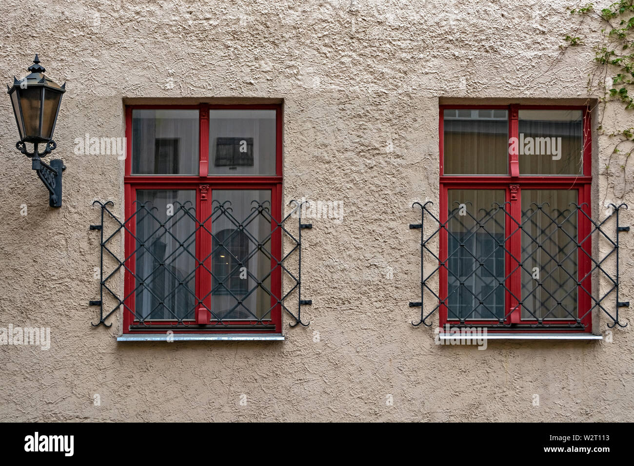 Red Window Frames High Resolution Stock Photography and Images - Alamy