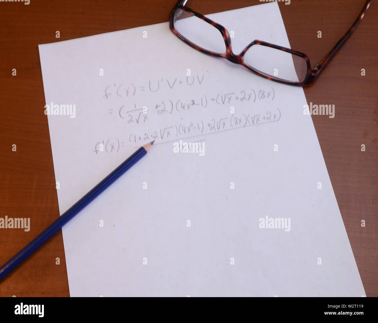 Derivative is worked out to find a true proof that the equation works ...