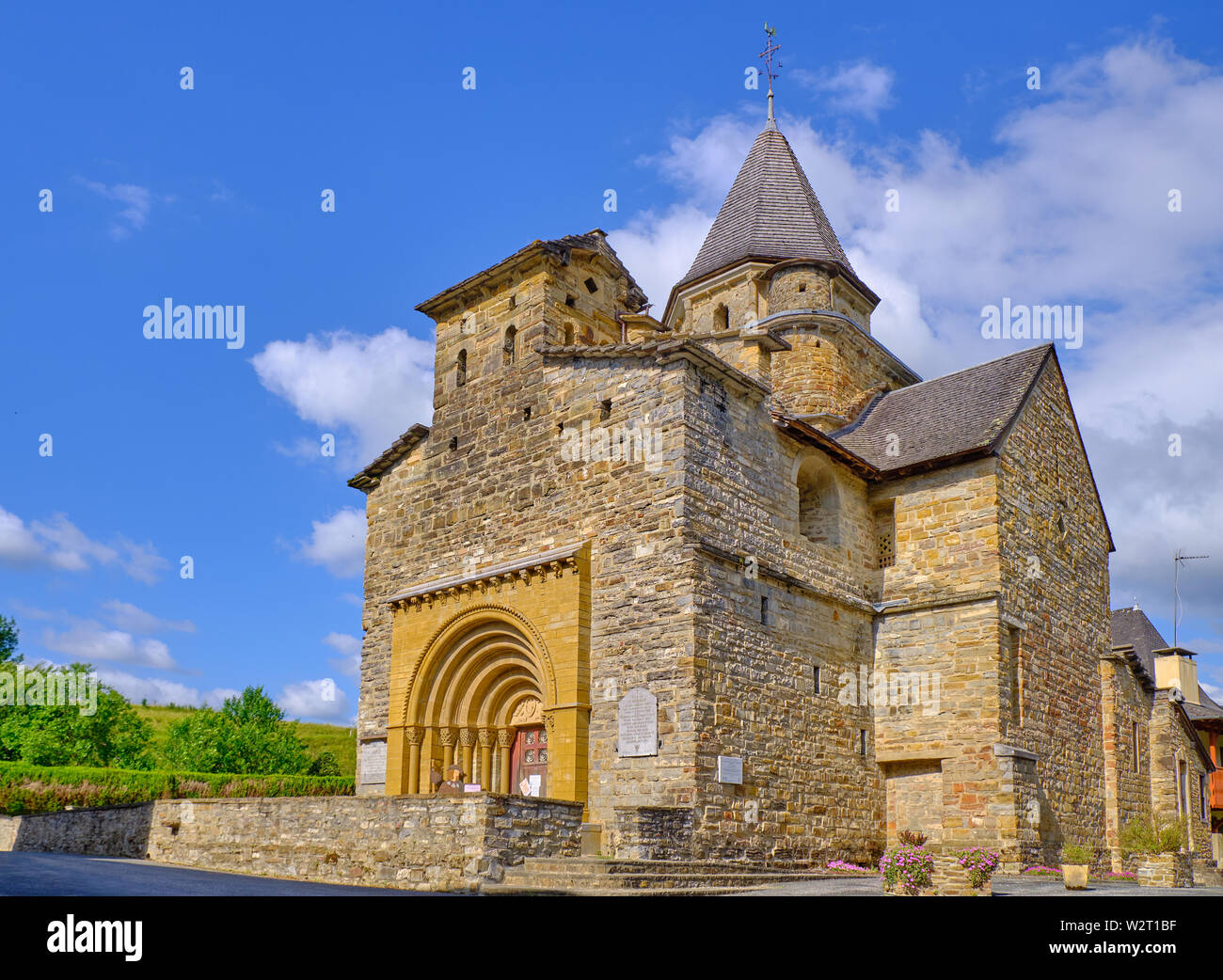 Church of St Blaise Hospital in Pyrenees Atlantique region of France ...
