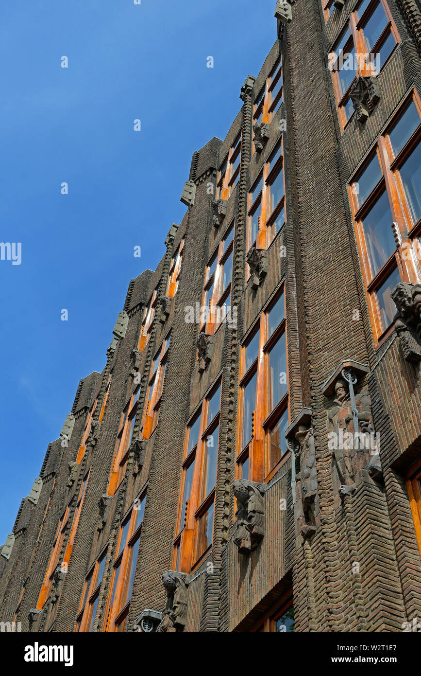 amsterdam, noord holland/netherlands - august 05, 2013: facade of the ...