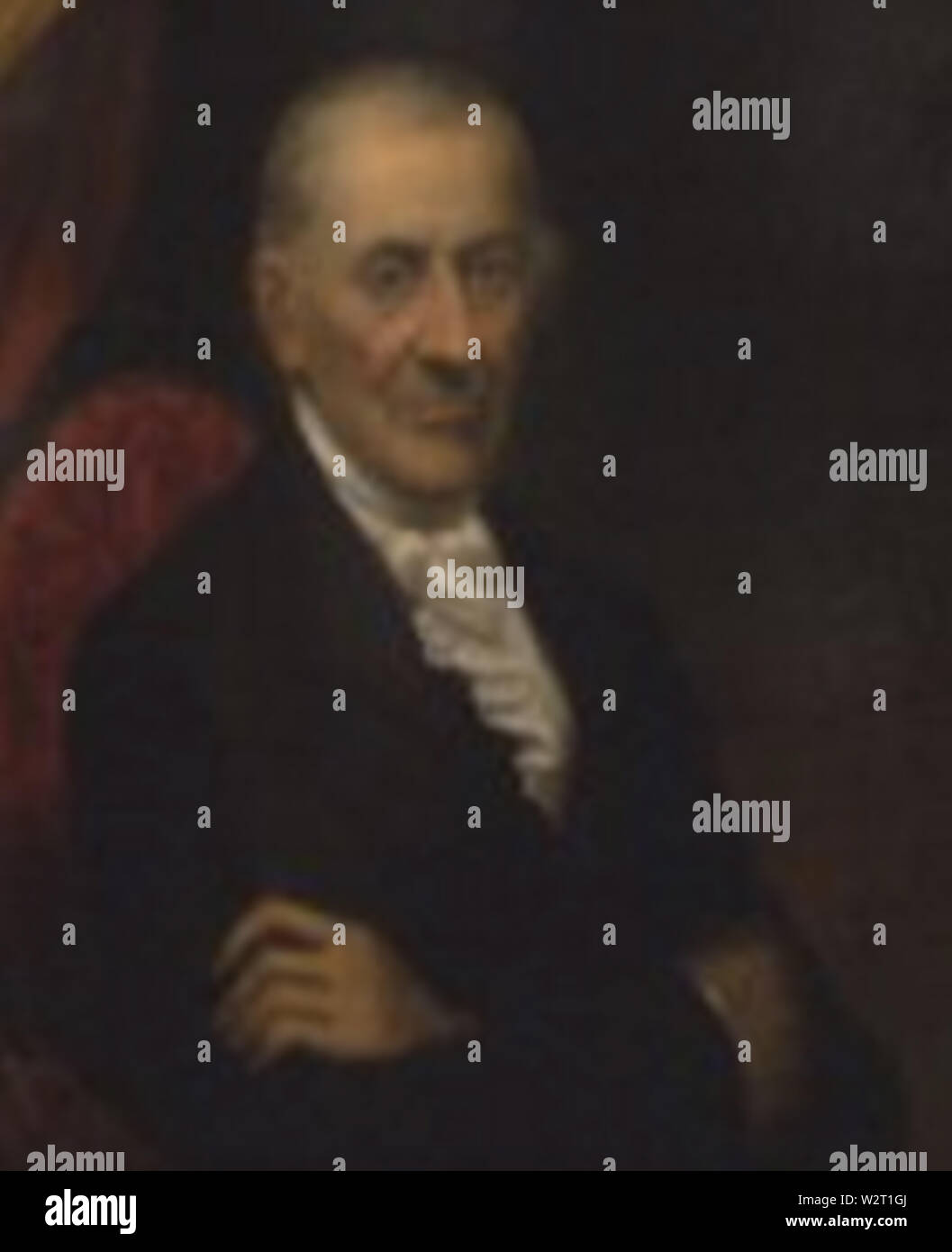 Color portrait of Joseph Campau, Detroit, Michigan Stock Photo - Alamy