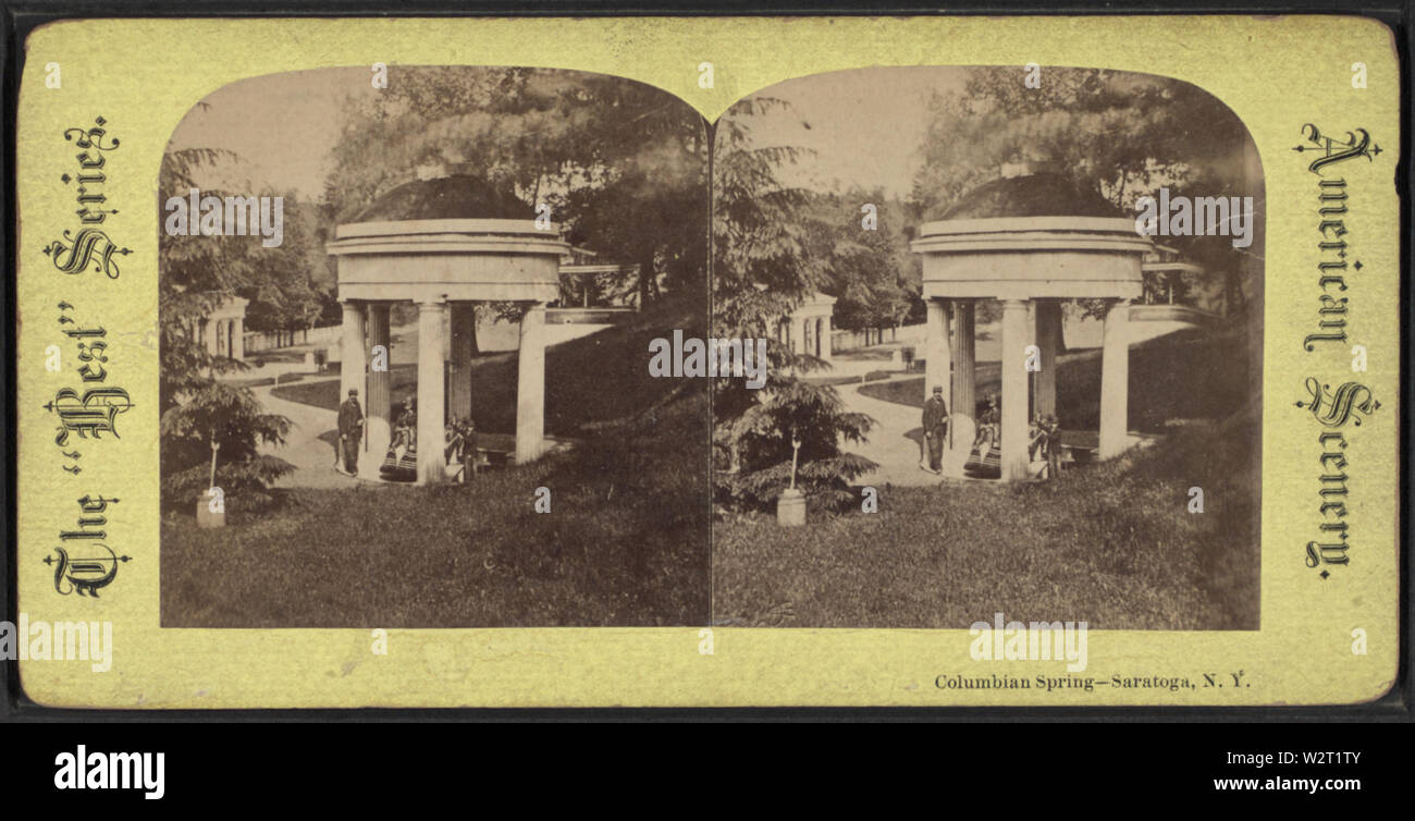 Columbian Spring -- Saratoga, NY, from Robert N Dennis collection of ...