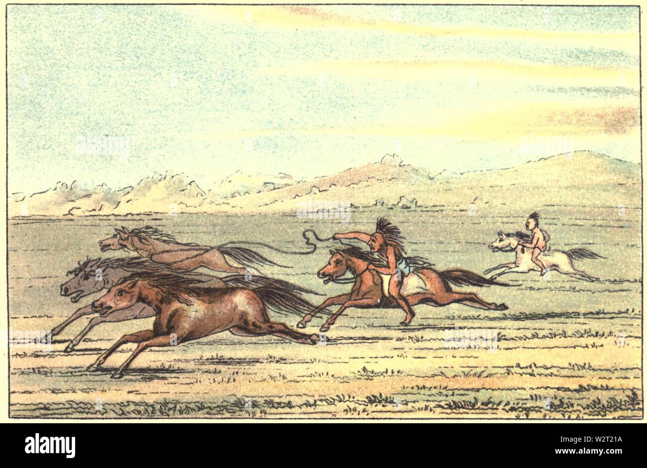 Nomadic tribes horses hi-res stock photography and images - Alamy