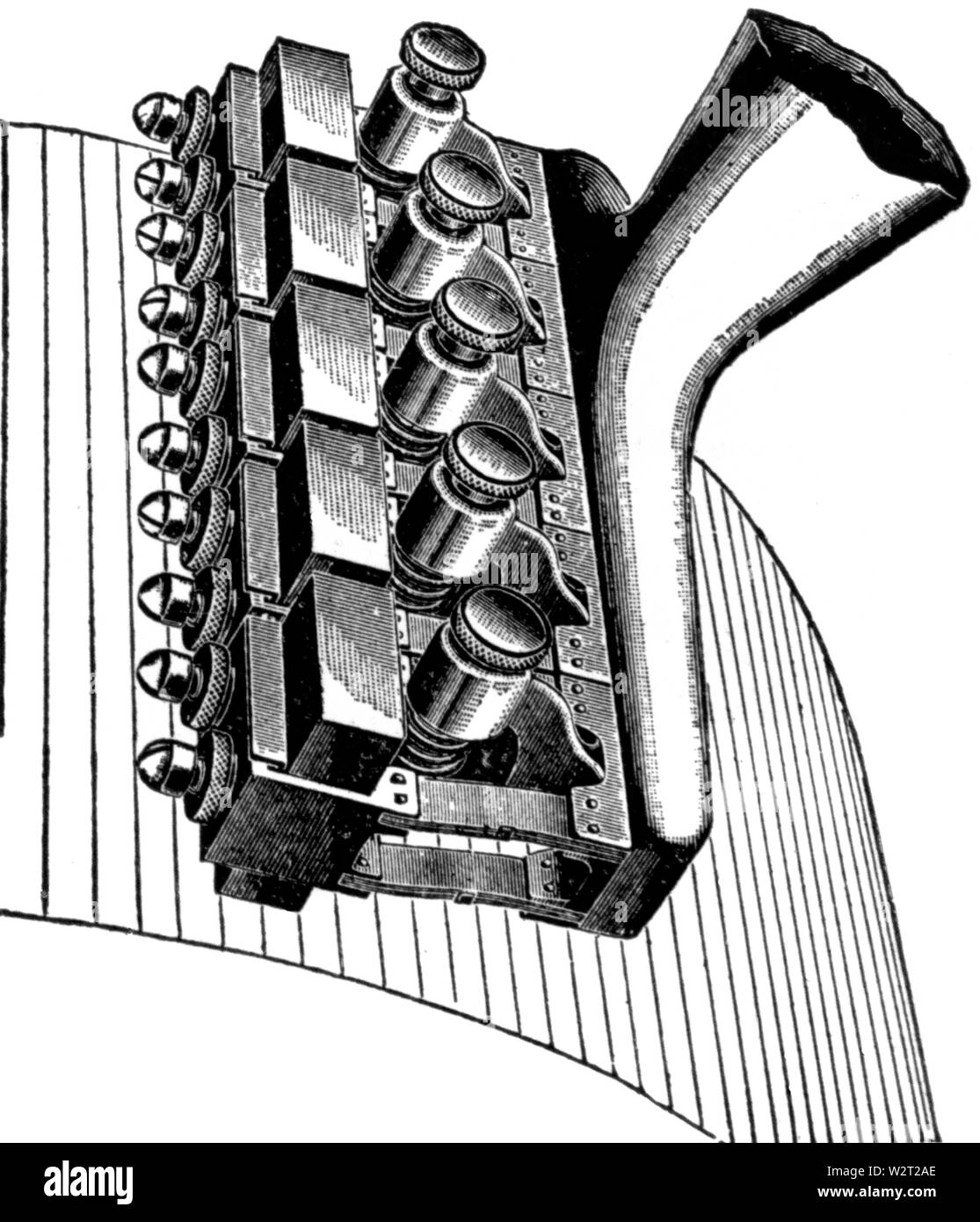 Commutator - Crocker-Wheeler Carbon Brush Gear (600dpi Stock Photo - Alamy