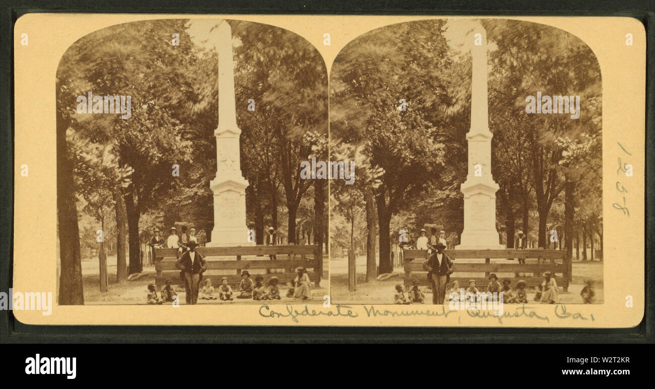 Confederate Monument, Augusta, Ga, from Robert N Dennis collection of ...