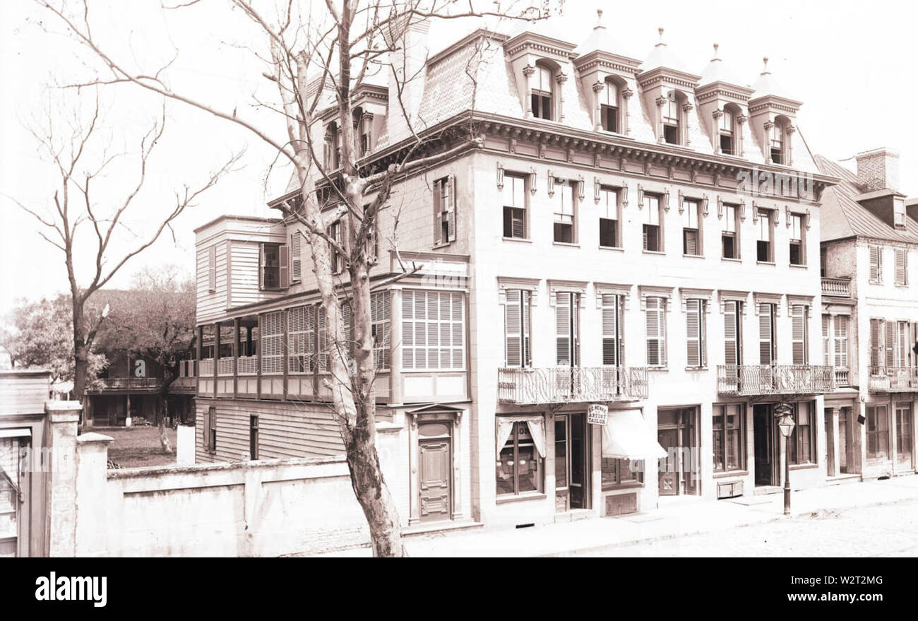 Confederate House c 1890 Stock Photo - Alamy
