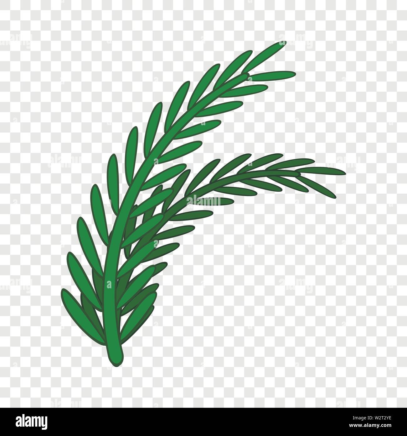 Rosemary fresh icon cartoon Stock Vector Images - Alamy
