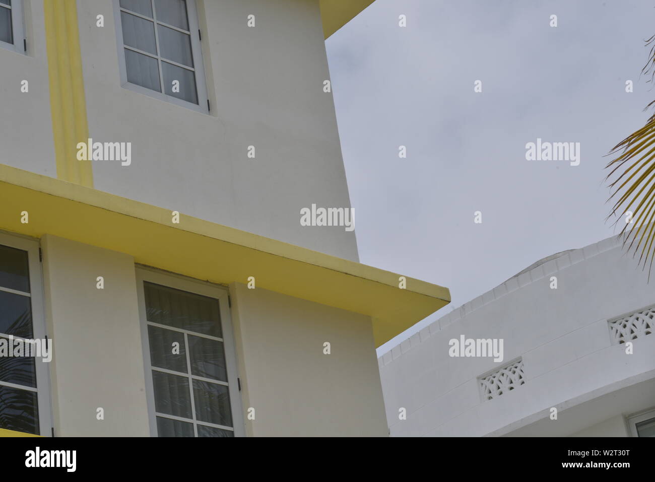 Famous preserved art deco buildings in South Beach Miami, Florida Stock ...