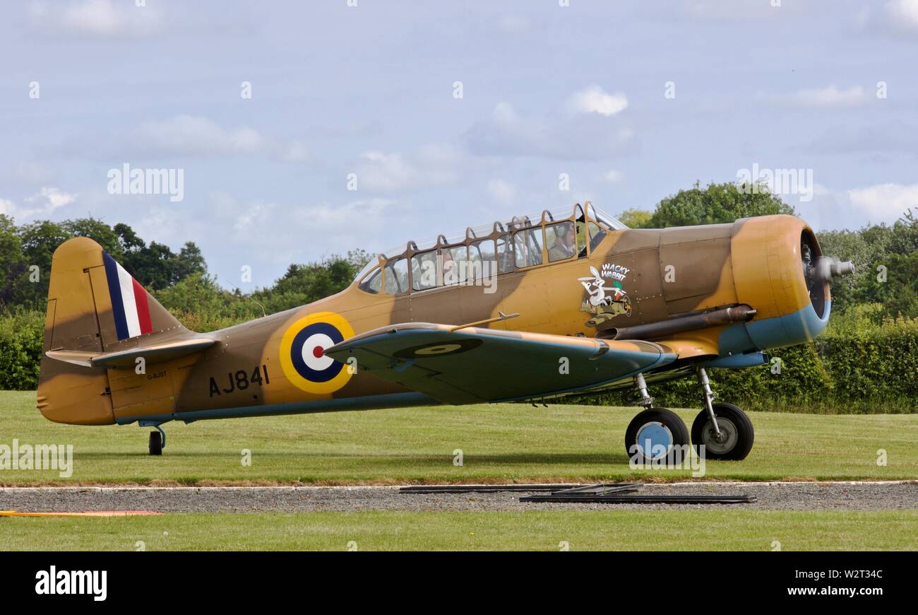 The Wacky Wabbit a North American Harvard giving pleasure flight at ...