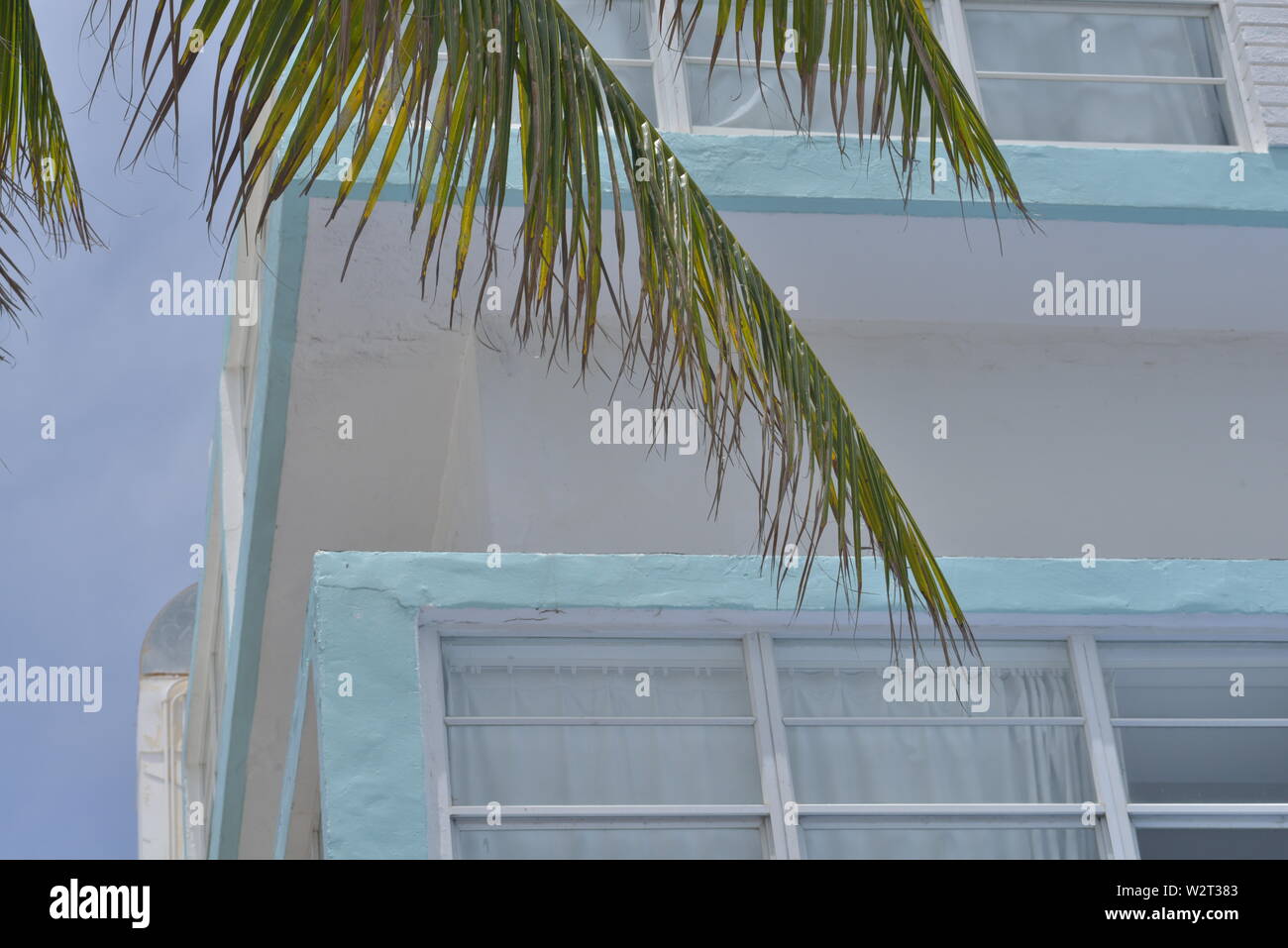Famous preserved art deco buildings in South Beach Miami, Florida Stock ...