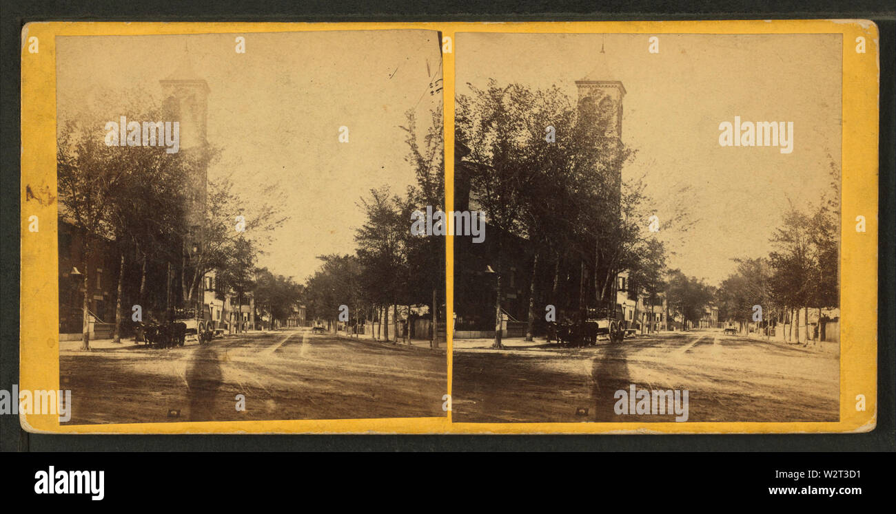 Congress Street, Central Cong Church, Portland, Maine, from Robert N ...