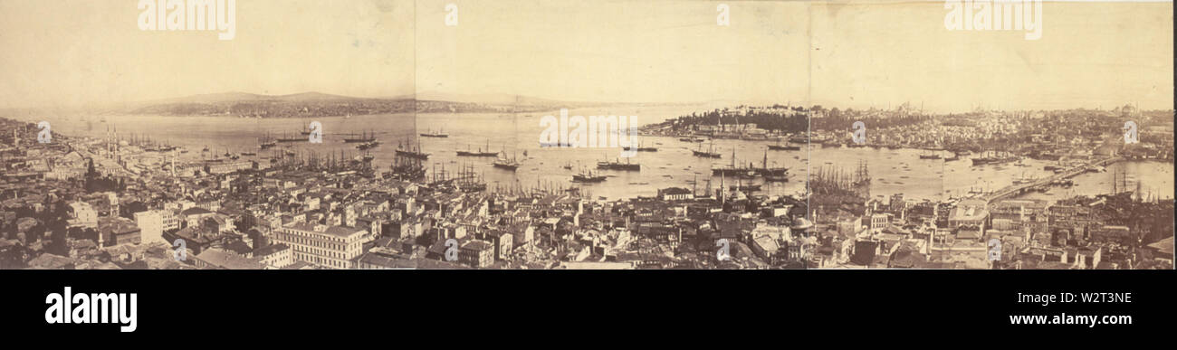 Panoramic view of constantinople hi-res stock photography and images ...