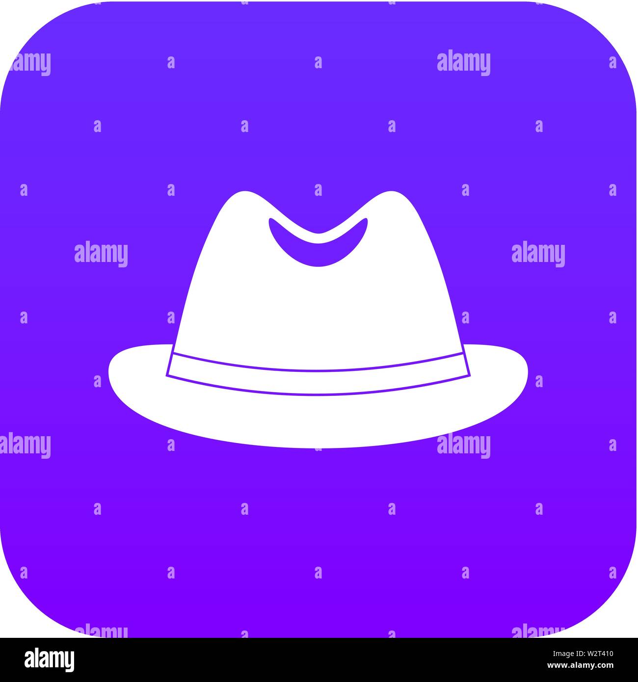 Purple top hat Stock Vector Images - Alamy