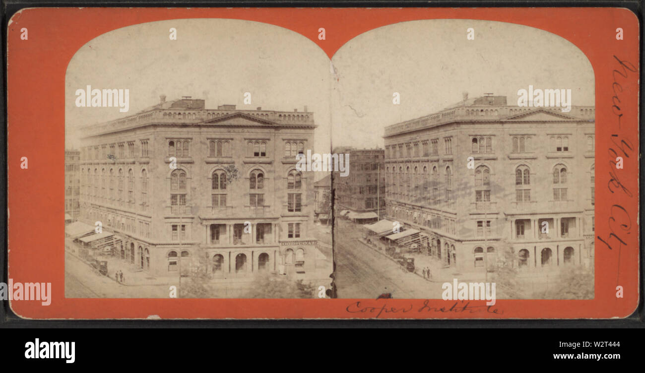 Cooper Institute (or Union), New York City, from Robert N Dennis ...