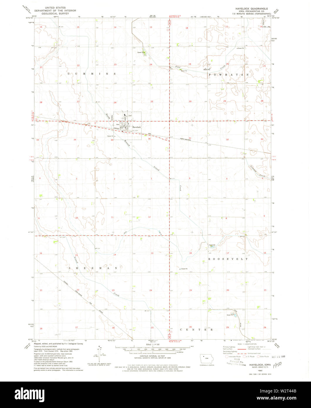 Map of havelock Cut Out Stock Images & Pictures - Alamy