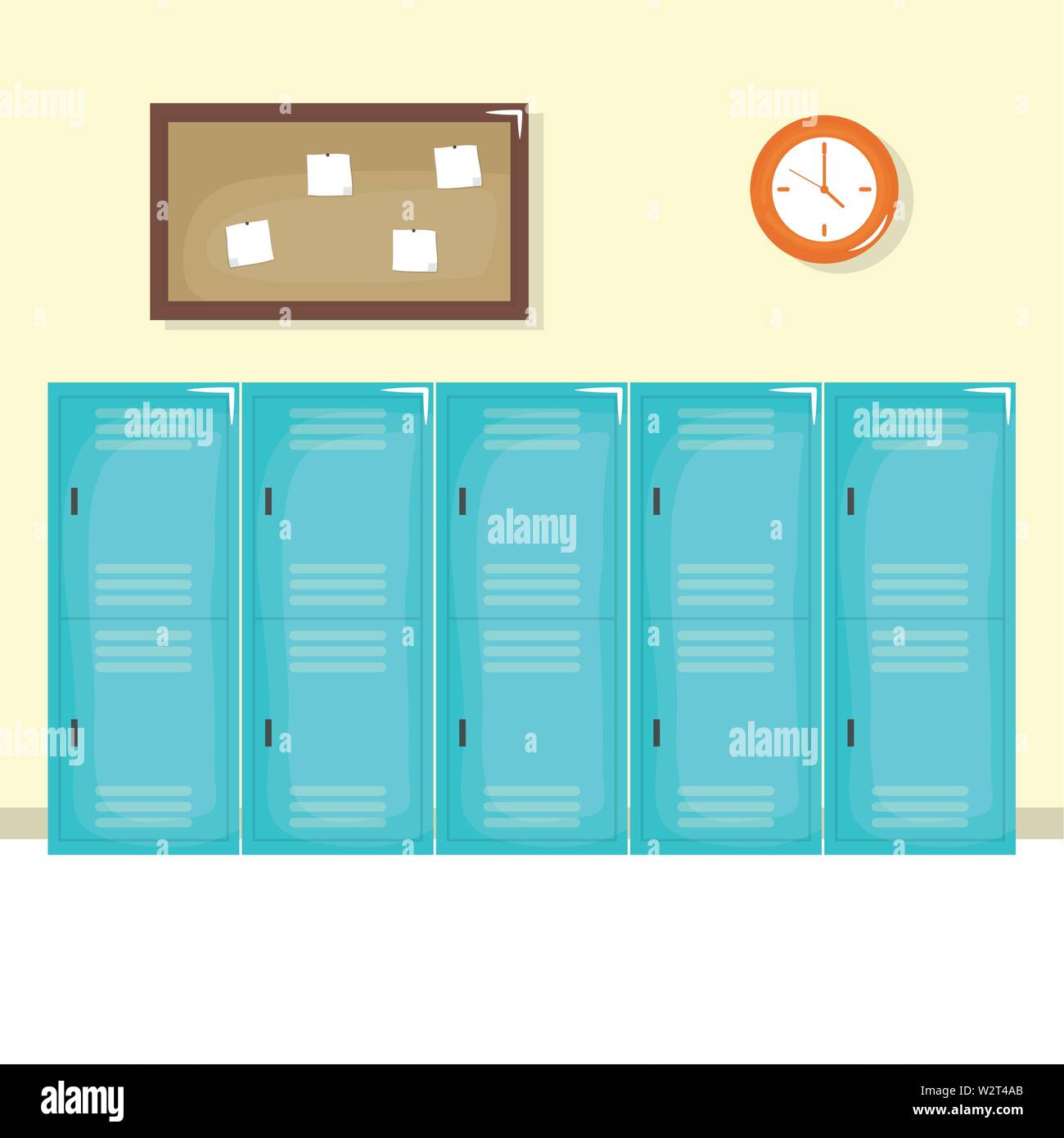 School corridor sign Stock Vector Images - Alamy
