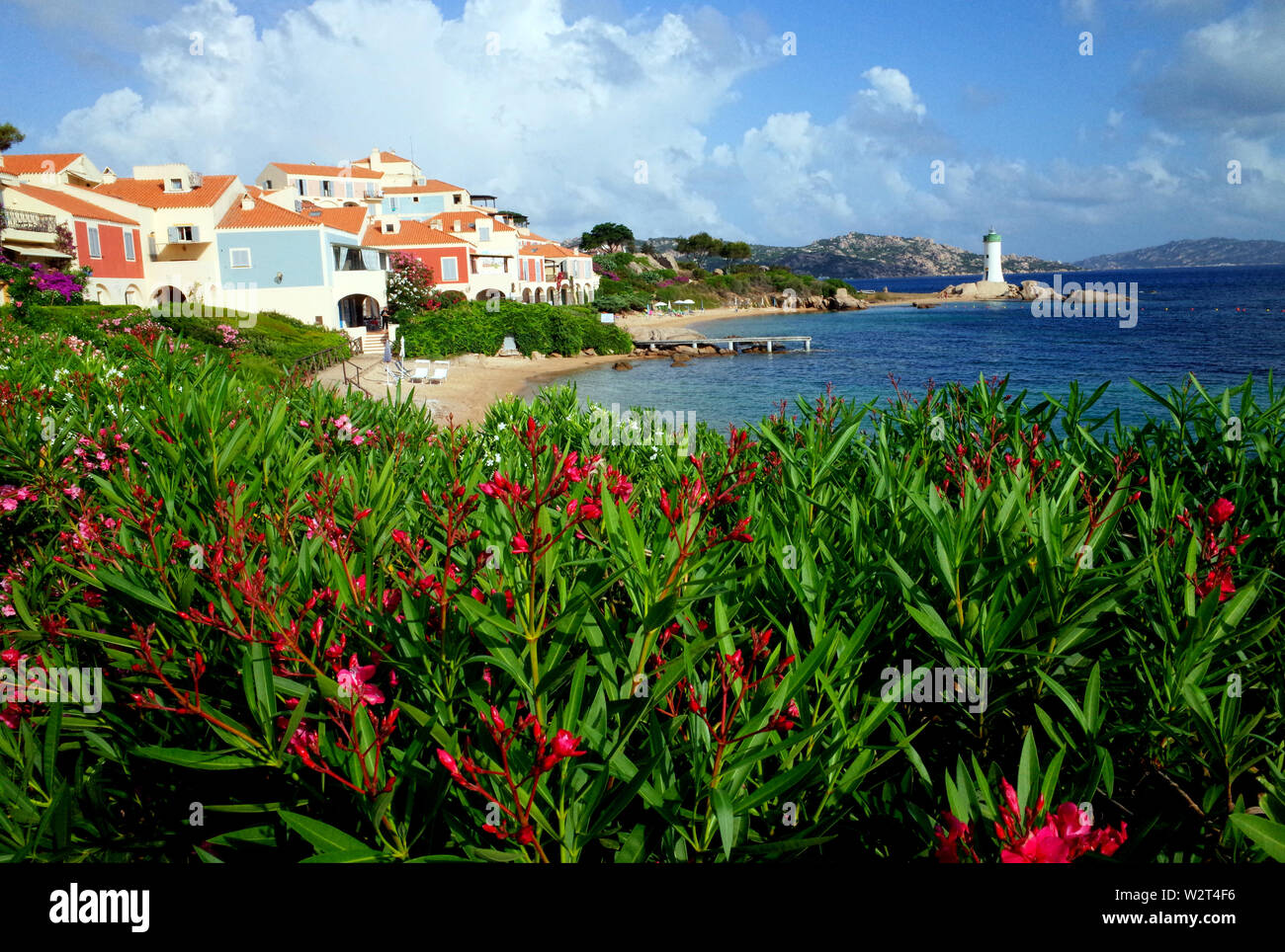 Palau, Sardinia, Italy. Porto Faro resort Stock Photo - Alamy