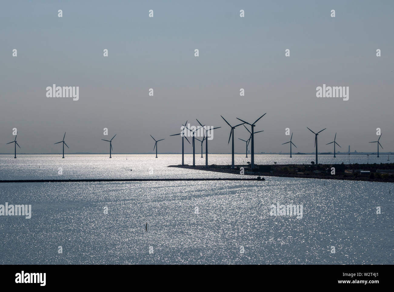 Wind turbines in Copenhagen Harbor,Denmark Stock Photo - Alamy