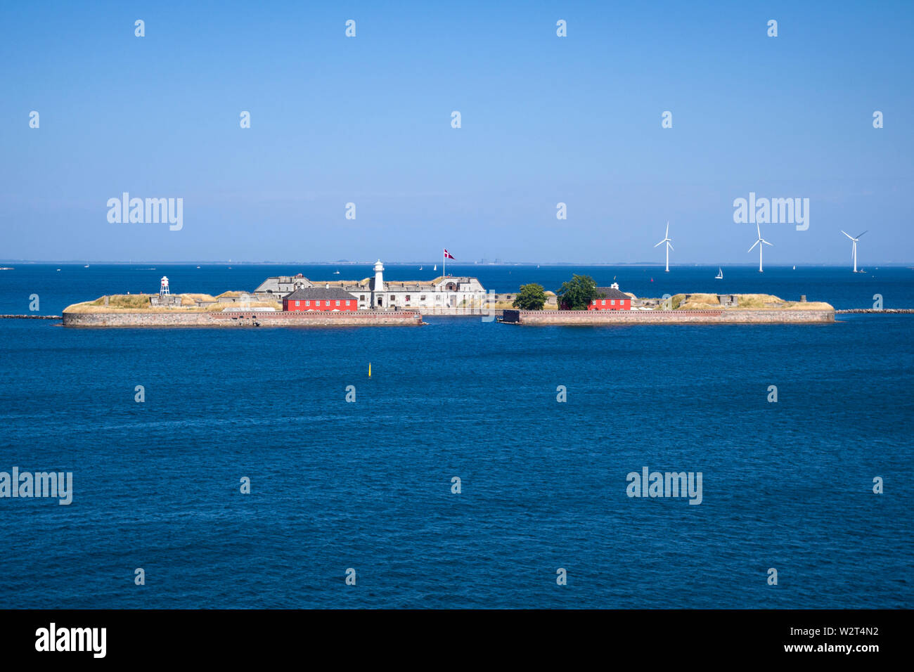 Trekroner Sea Fortress in Copenhagen Harbor, Denmark Stock Photo - Alamy