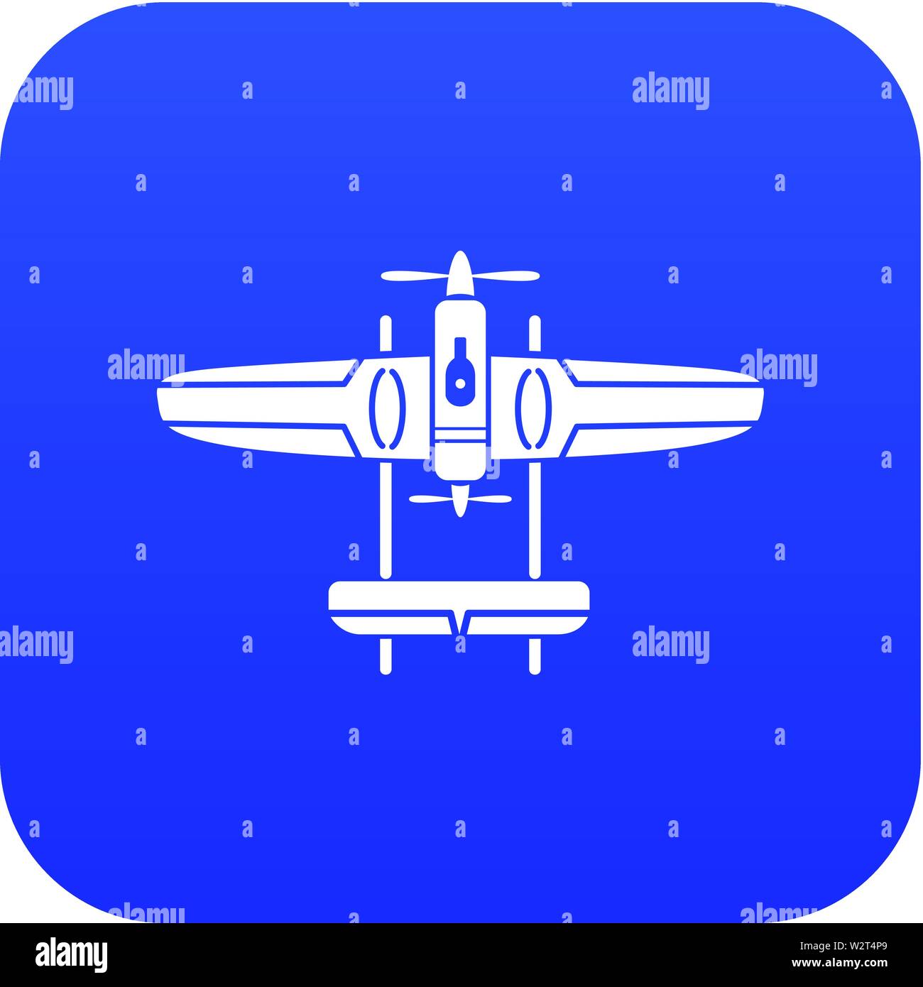 Plane icon, simple style Stock Vector Image & Art - Alamy