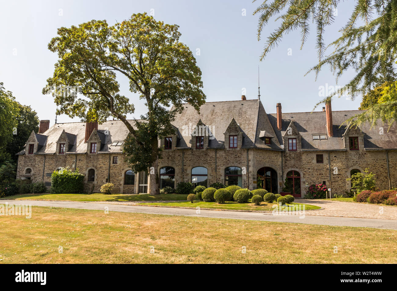 Missillac, France. The Hotel Chateau de La Bretesche, a luxury hotel in ...