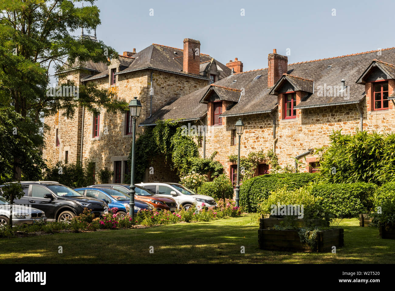 Missillac, France. The Hotel Chateau de La Bretesche, a luxury hotel in ...