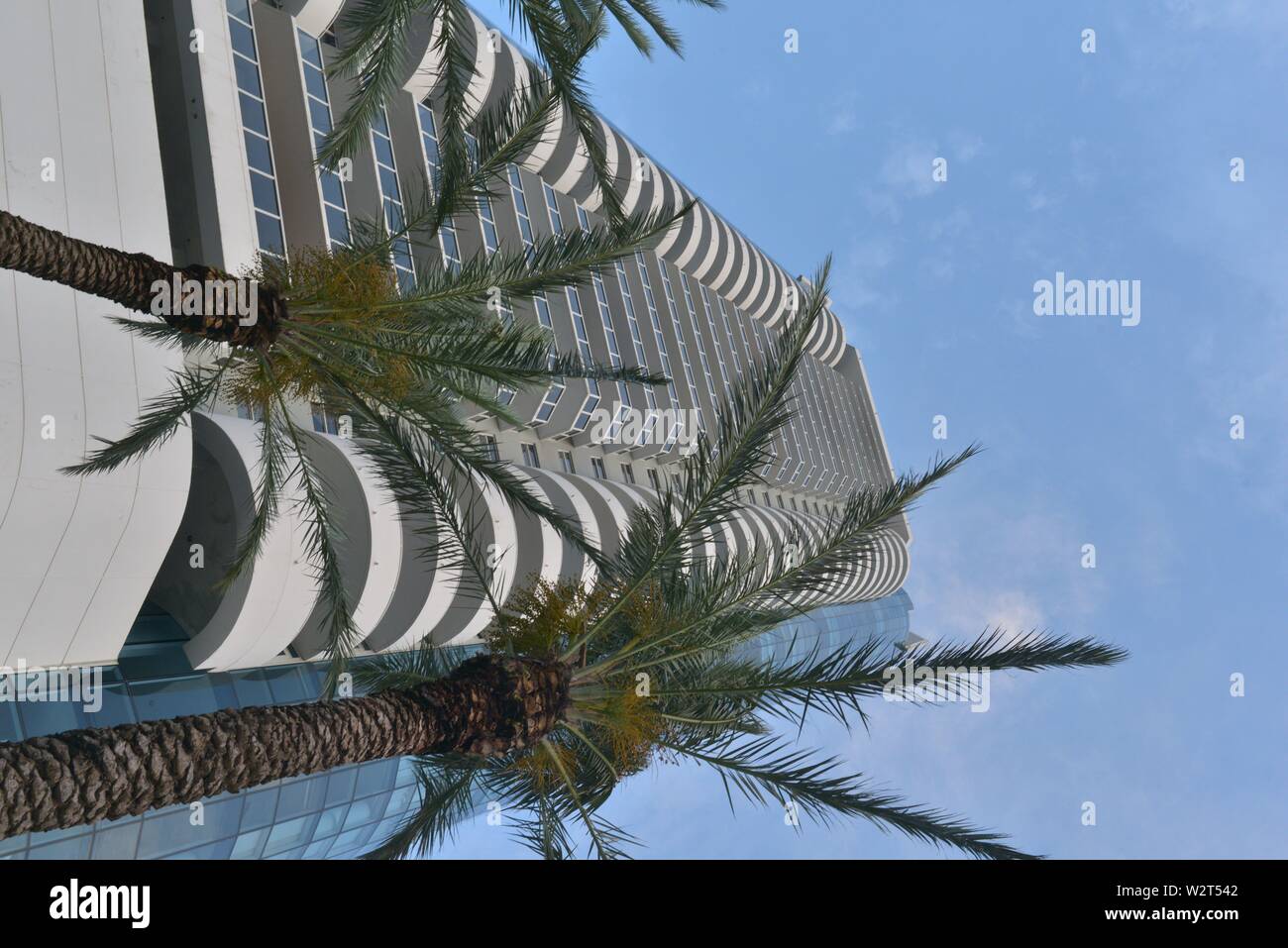 High rise buildings on the beach in Miami and Ft. Lauderdale Stock ...