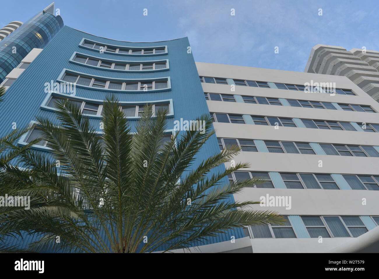 High rise buildings on the beach in Miami and Ft. Lauderdale Stock ...