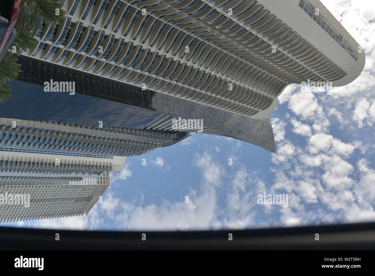 High rise buildings on the beach in Miami and Ft. Lauderdale Stock ...