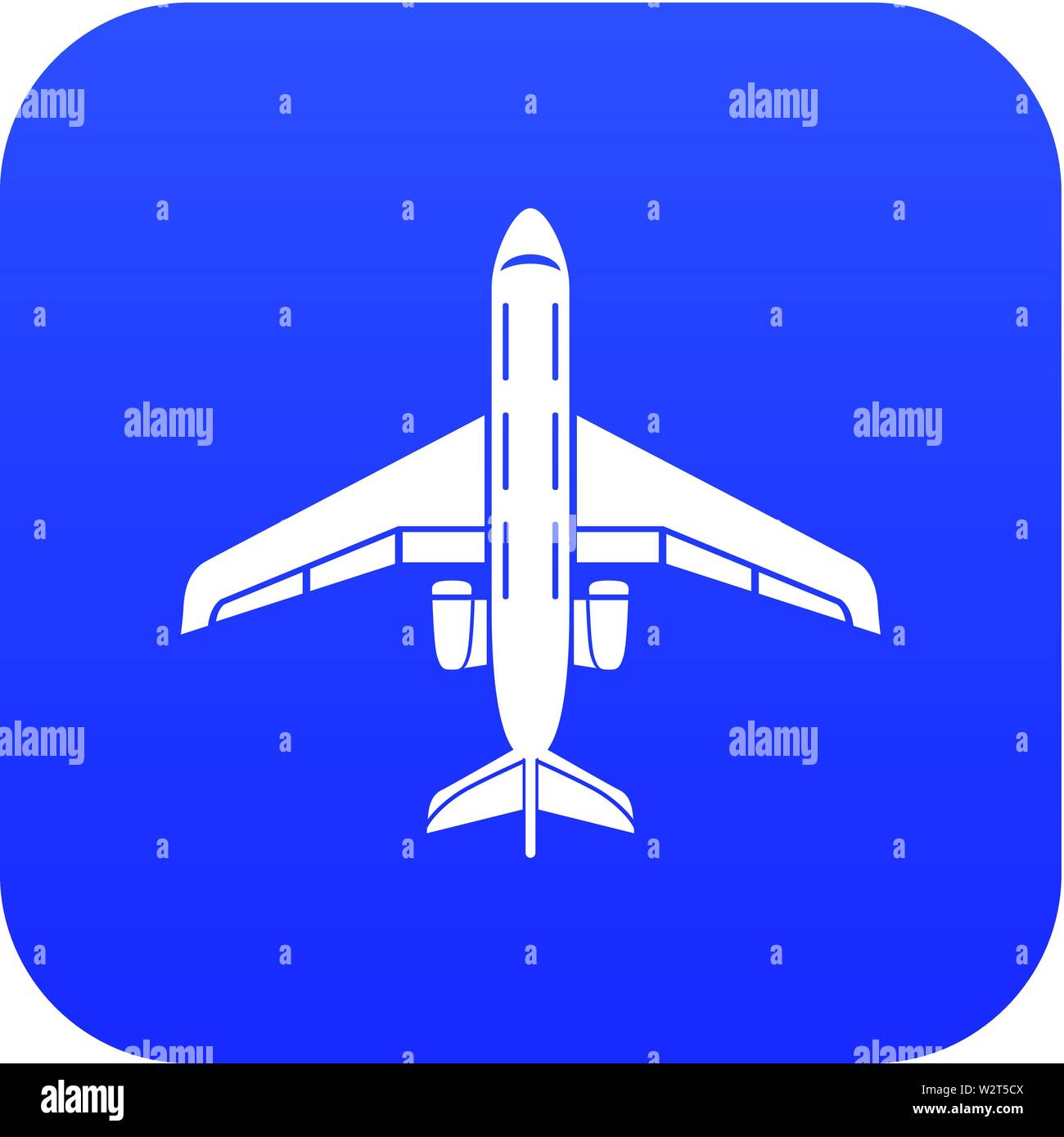 Passenger plane icon, simple style Stock Vector Image & Art - Alamy