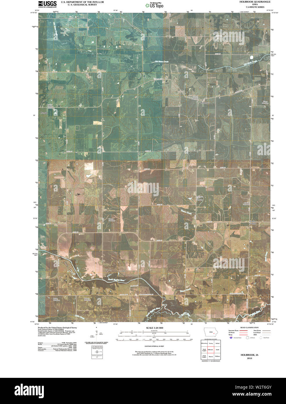 Map of holbrook Cut Out Stock Images & Pictures - Alamy