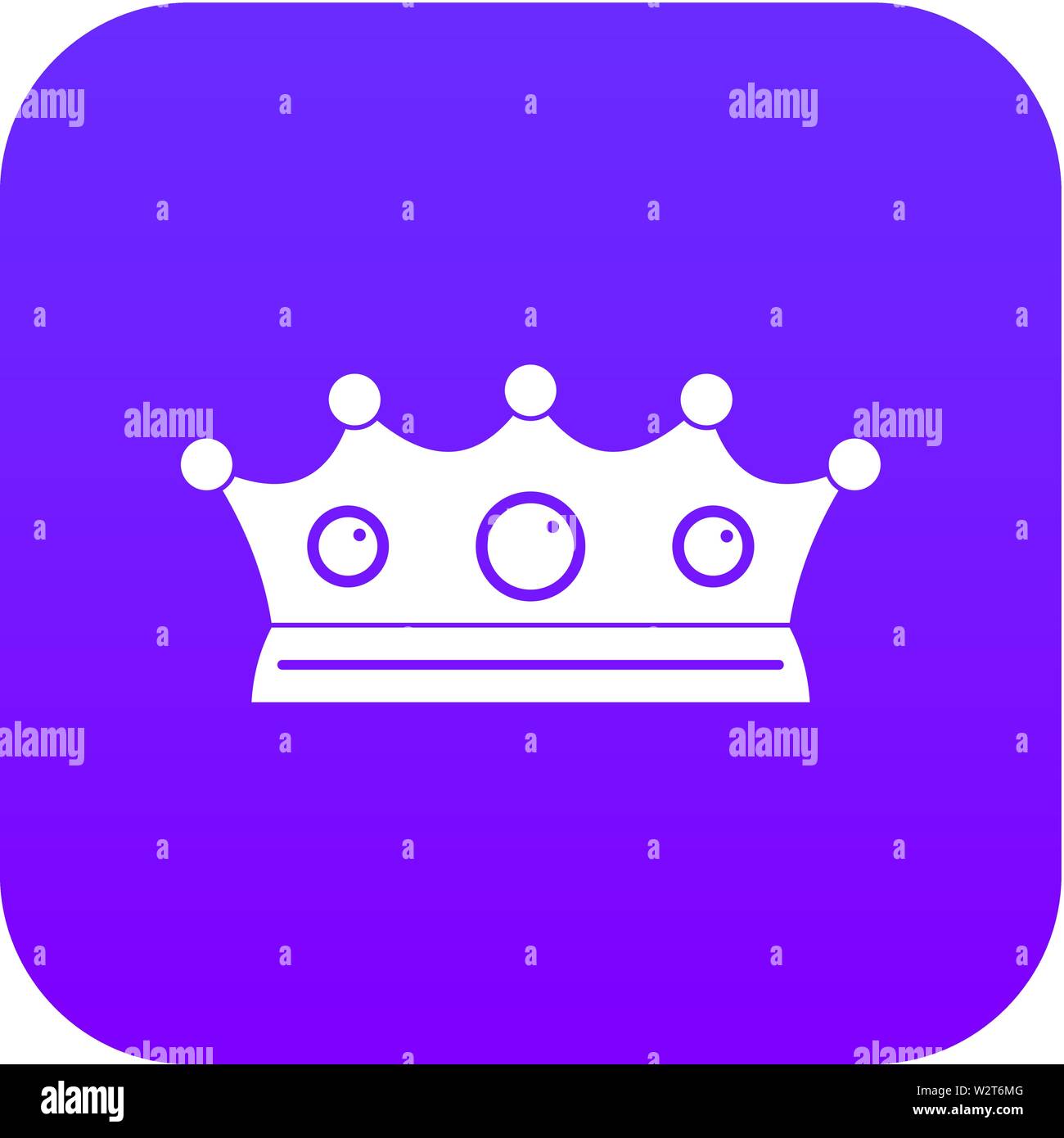 Jewelry crown icon digital purple Stock Vector Image & Art - Alamy