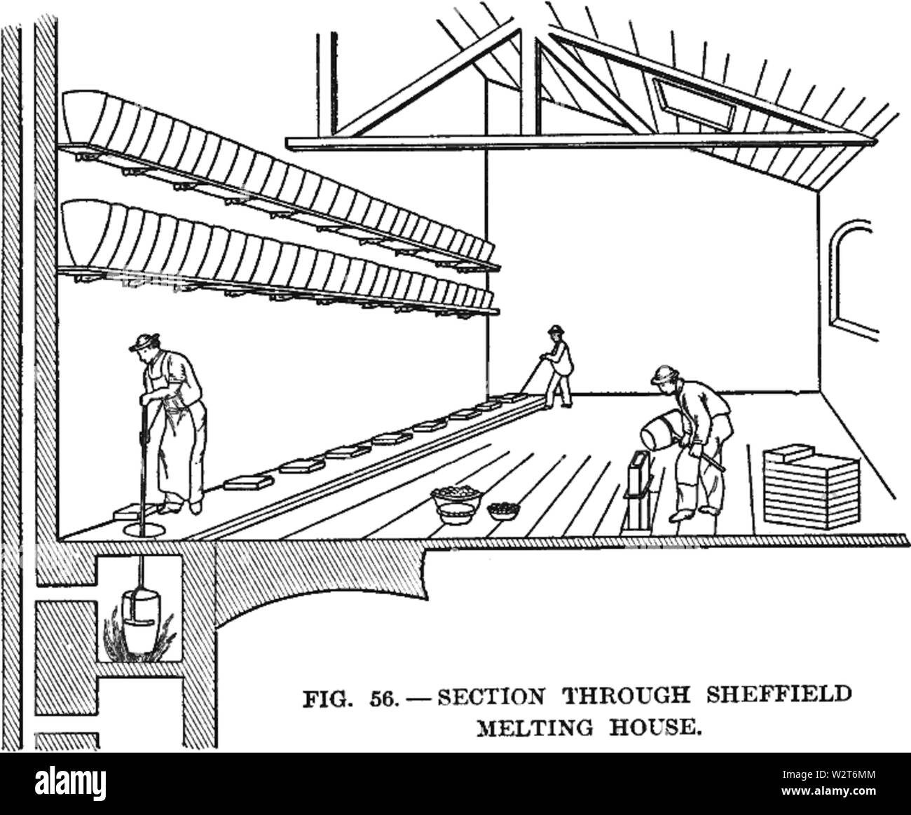 Crucible And Cover Drawing