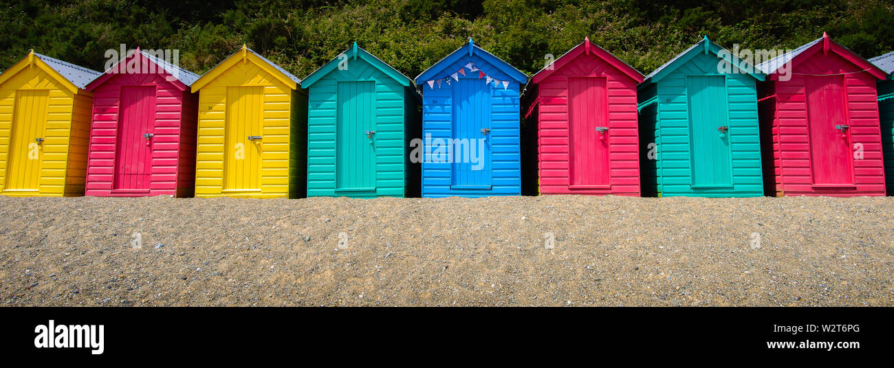 Llanbedrog beach summer hi-res stock photography and images - Alamy