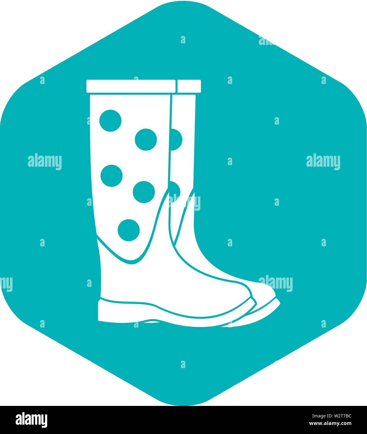 Rubber boots icon, simple style Stock Vector Image & Art - Alamy