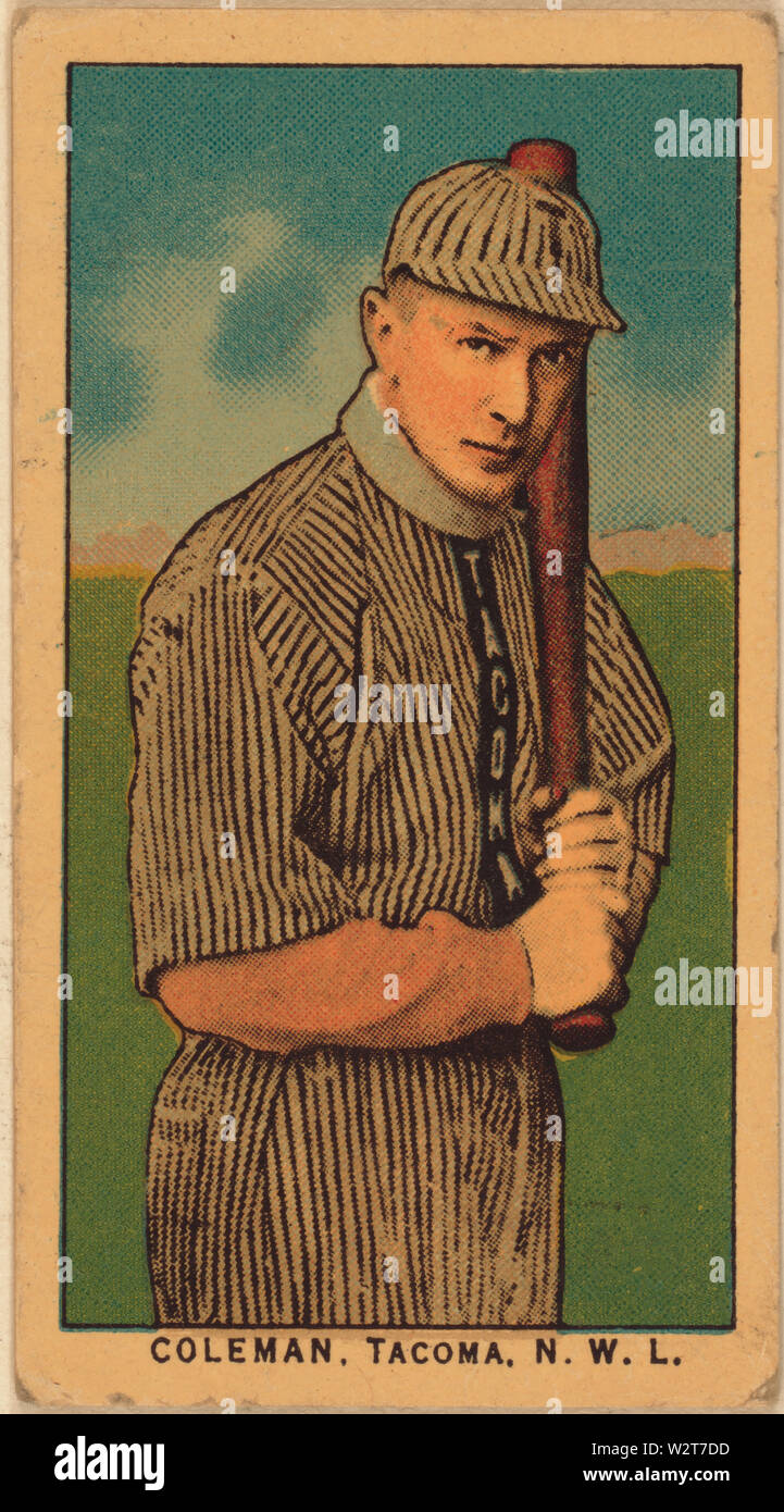 A baseball card depicting Curt Coleman Stock Photo - Alamy