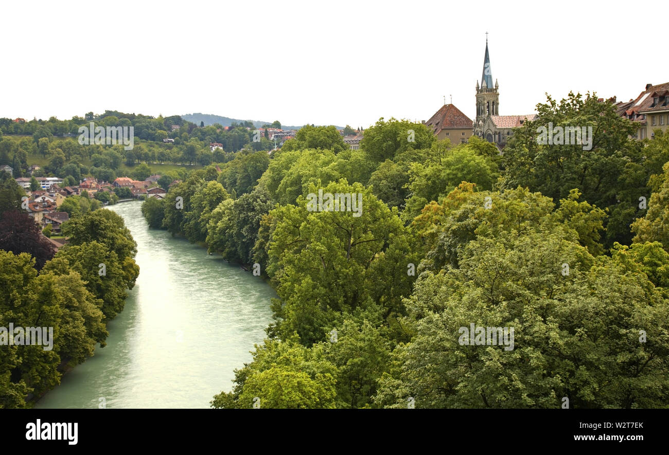 Houses in the aar river in bern hi-res stock photography and images - Alamy