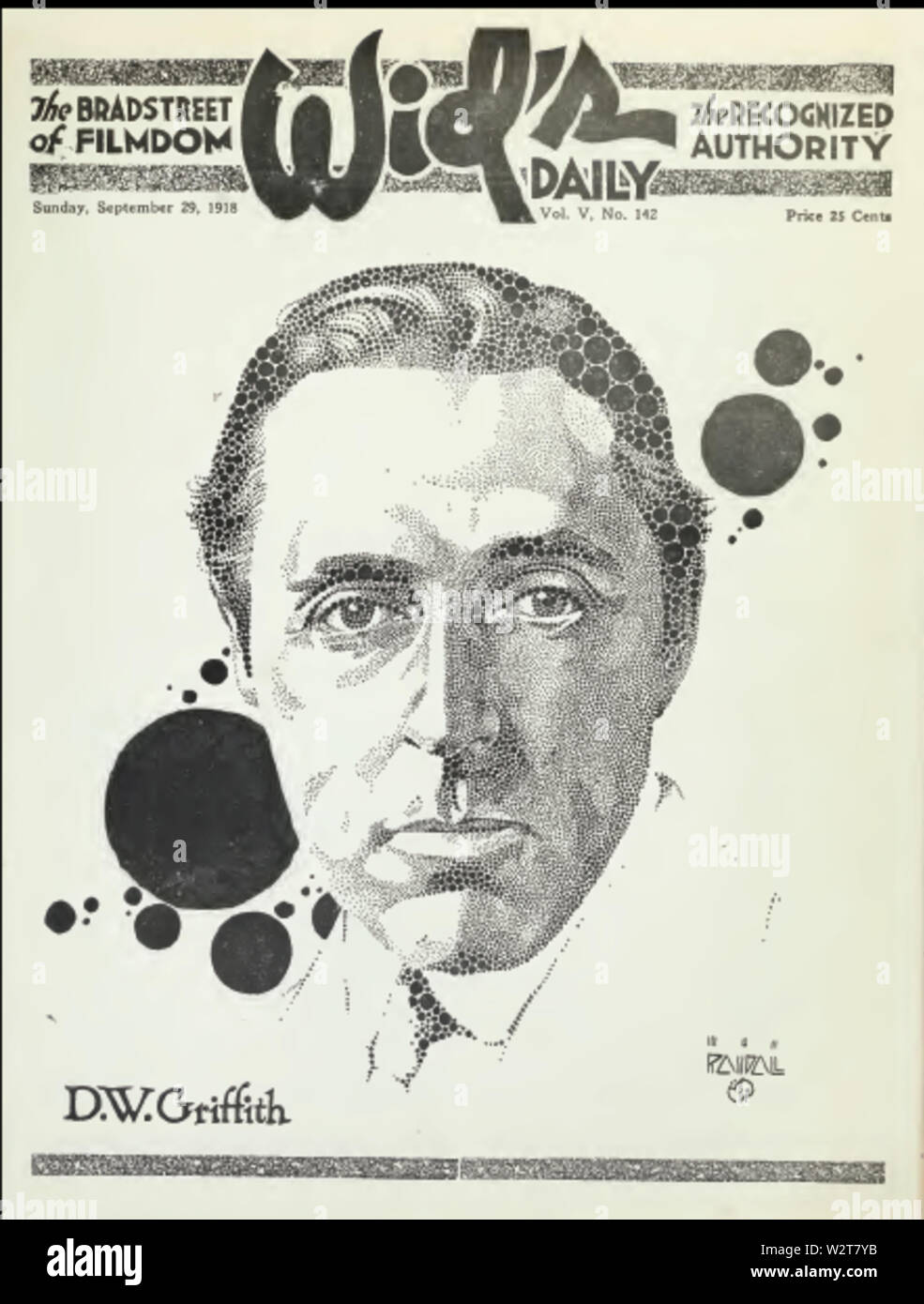 D W Griffith 1918 Stock Photo - Alamy