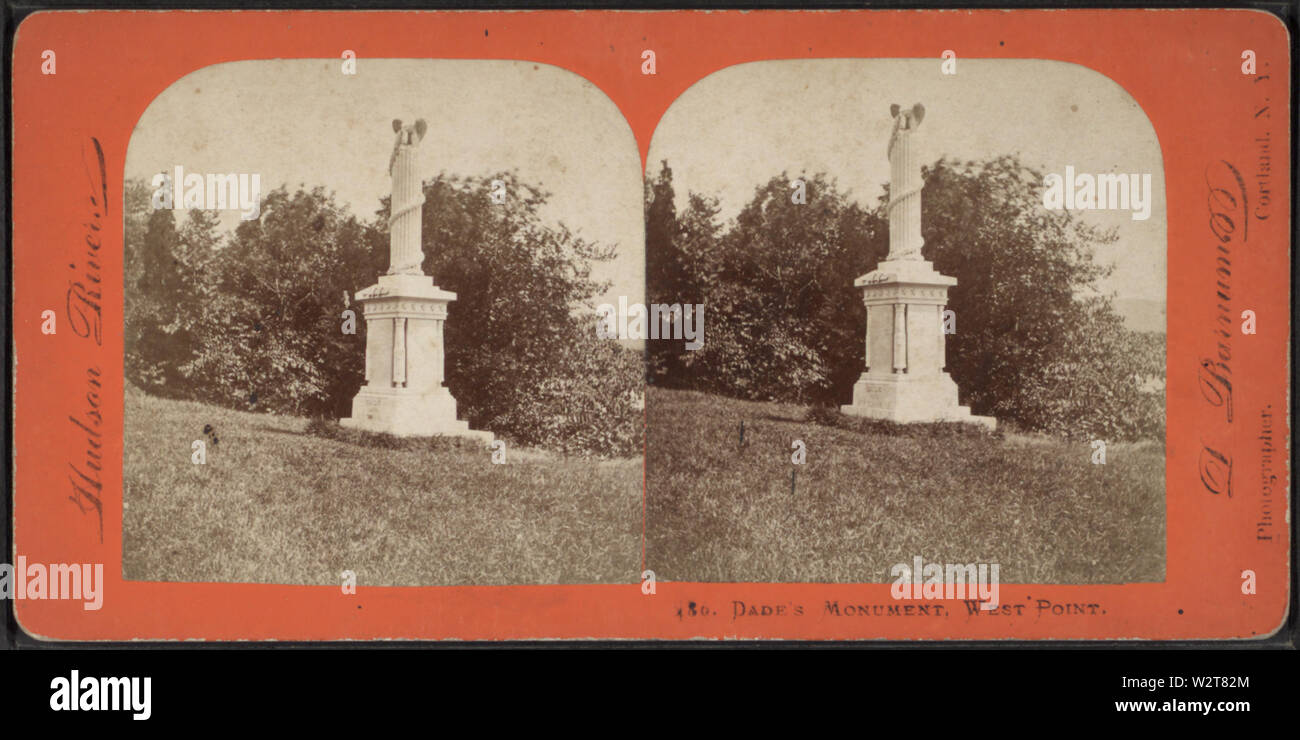 Dade's Monument, West Point, by Deloss Barnum Stock Photo - Alamy