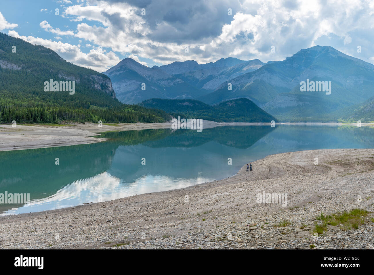Barrier Dam in Kananaskis Country, Alberta, Canada Stock Photo - Alamy
