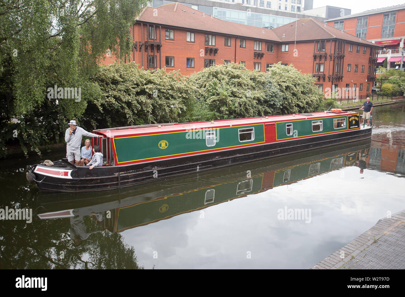 Birmingham Worcester Canal, Broad st area Stock Photo - Alamy